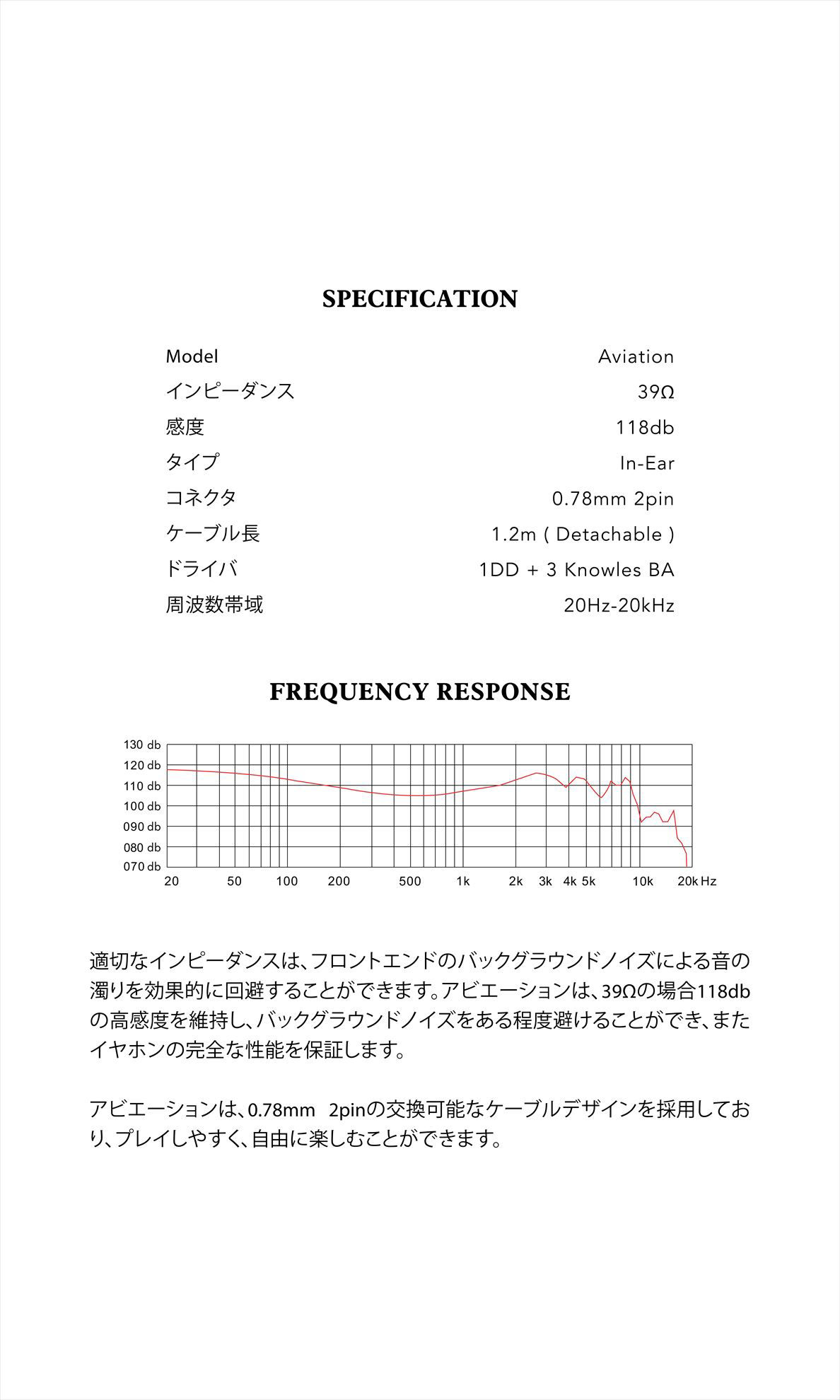 QoA Aviation 3BA+1DD ハイブリッドイヤホン