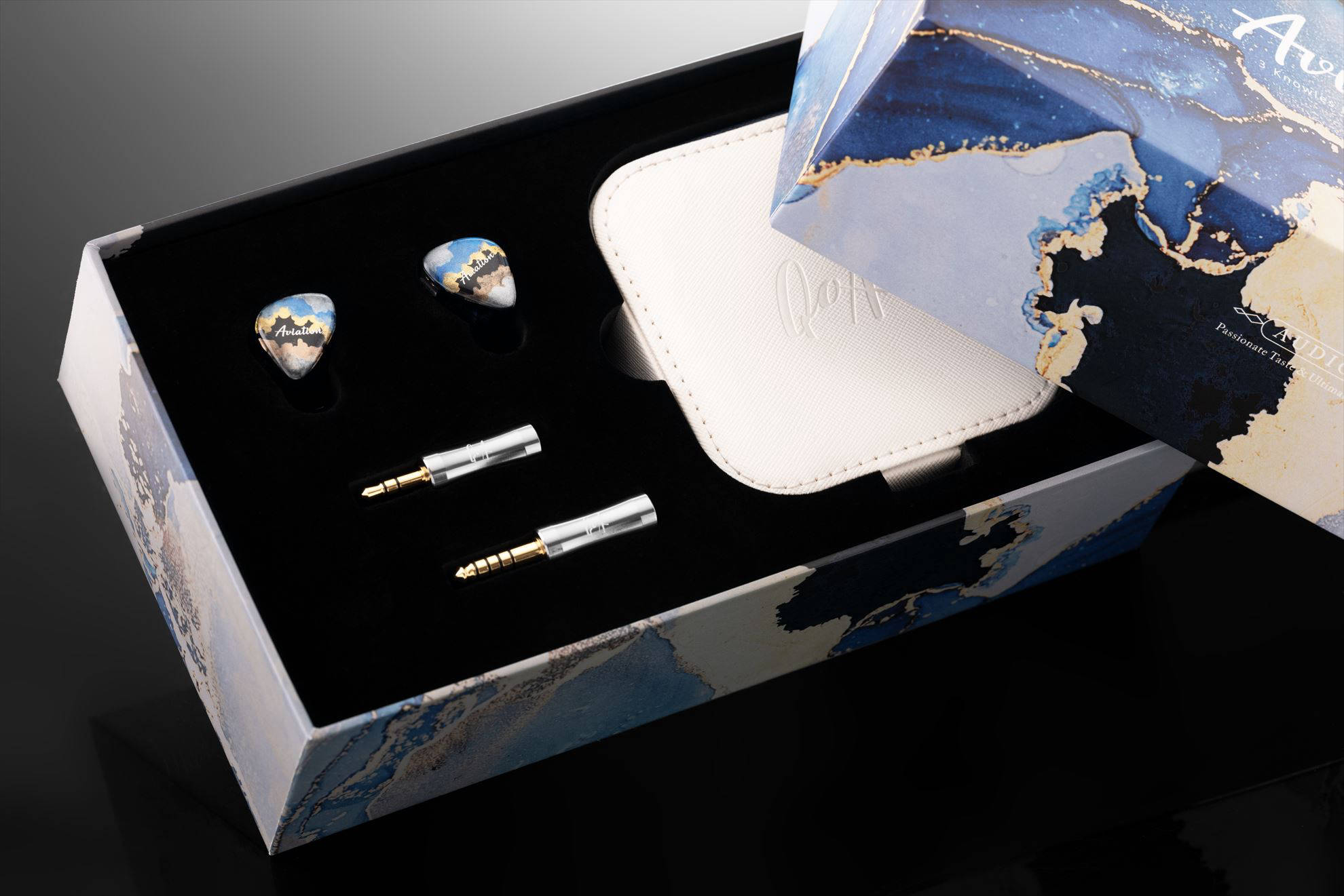 QoA Aviation 3BA+1DD ハイブリッドイヤホン